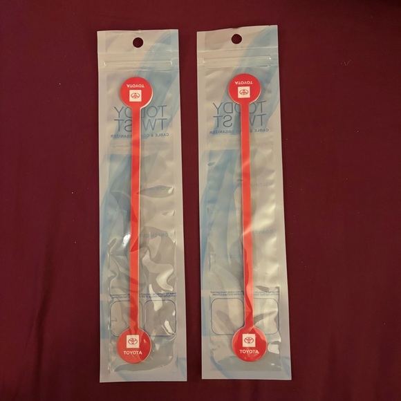 Toyota | Other | Toyota Red Toddy Twist Cable Cord Organizer | Poshmark